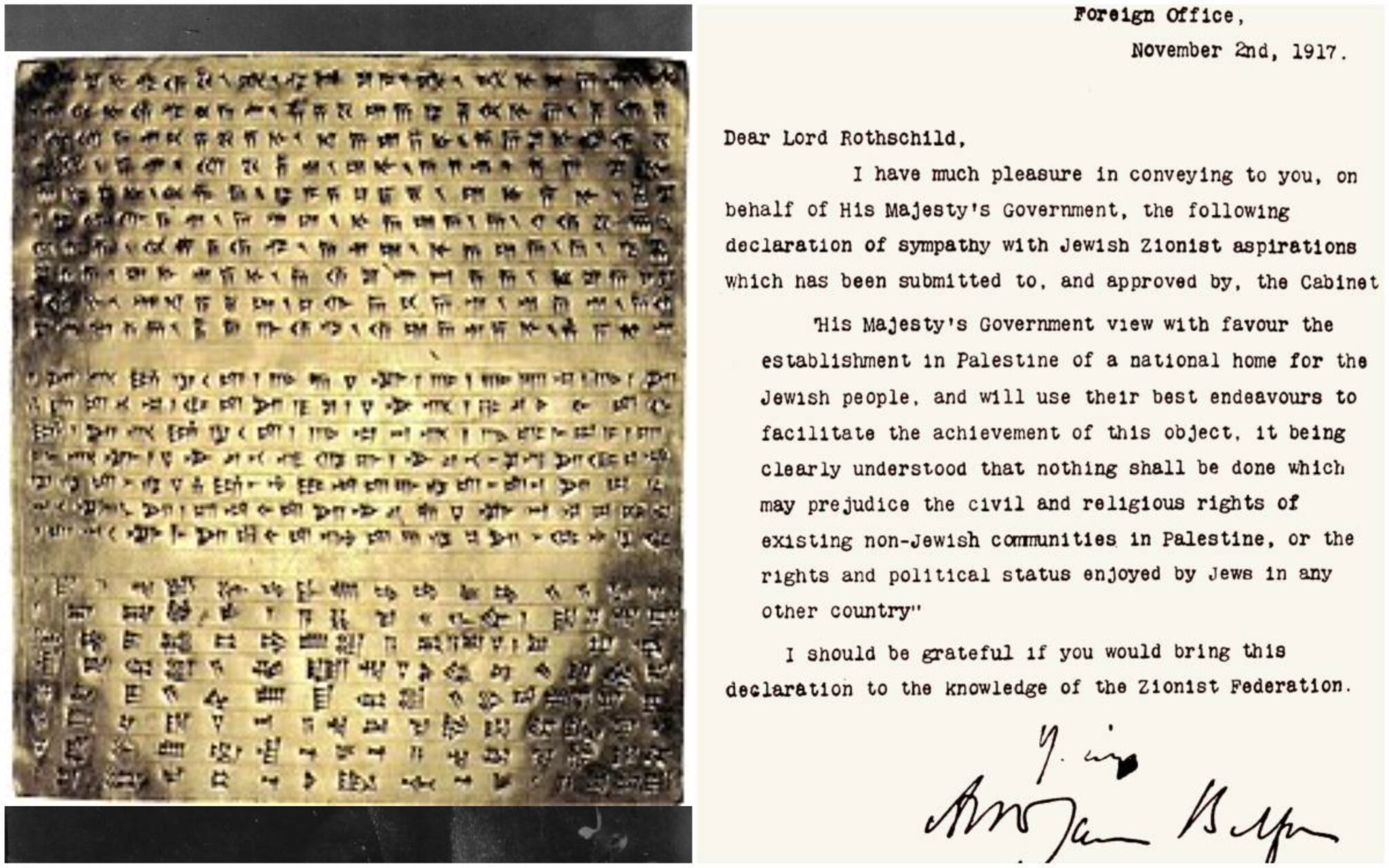 The Decree of Darius and Balfour Declaration - Kritik Bakış